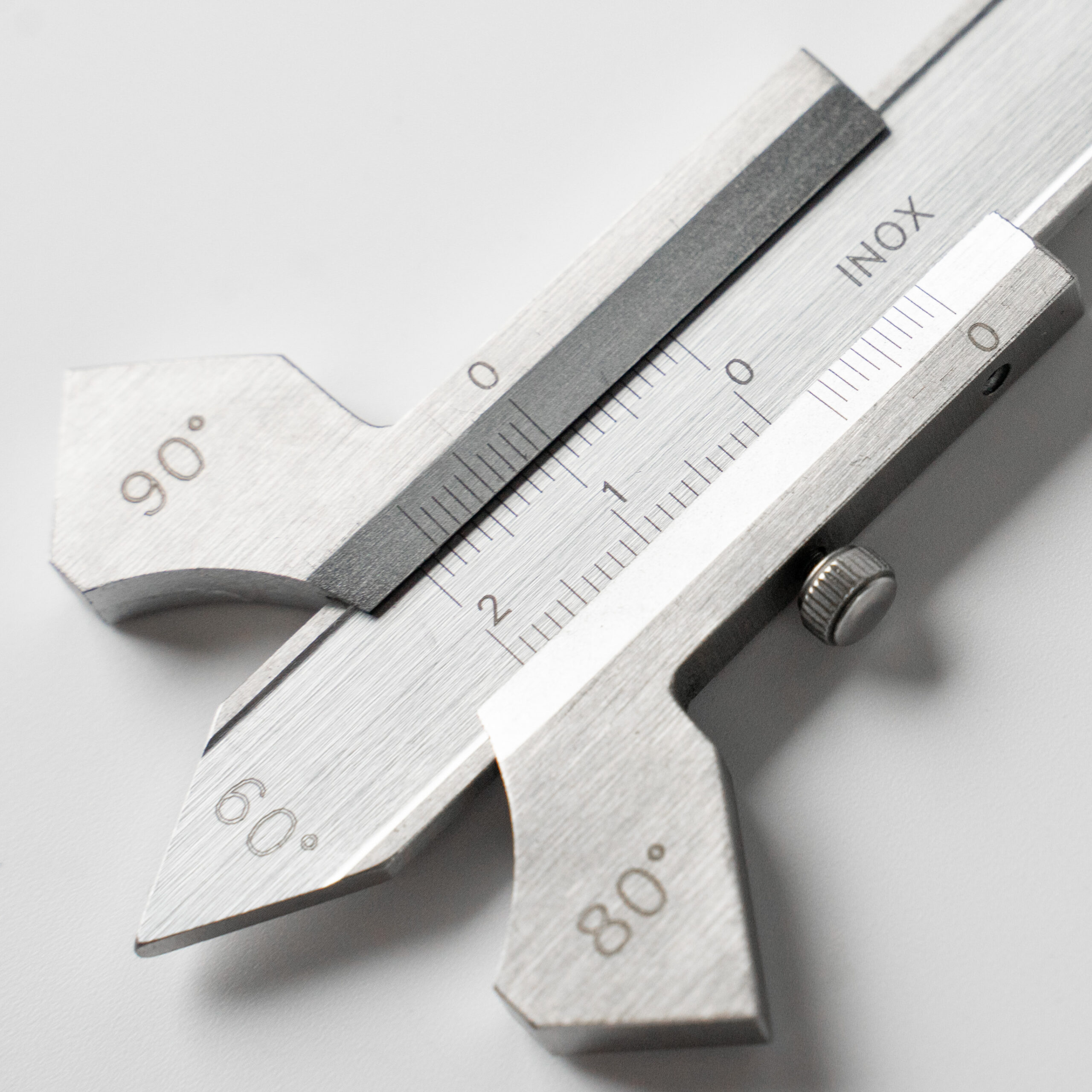 Jauge de mesure de type Vernier pour cordon d'angle